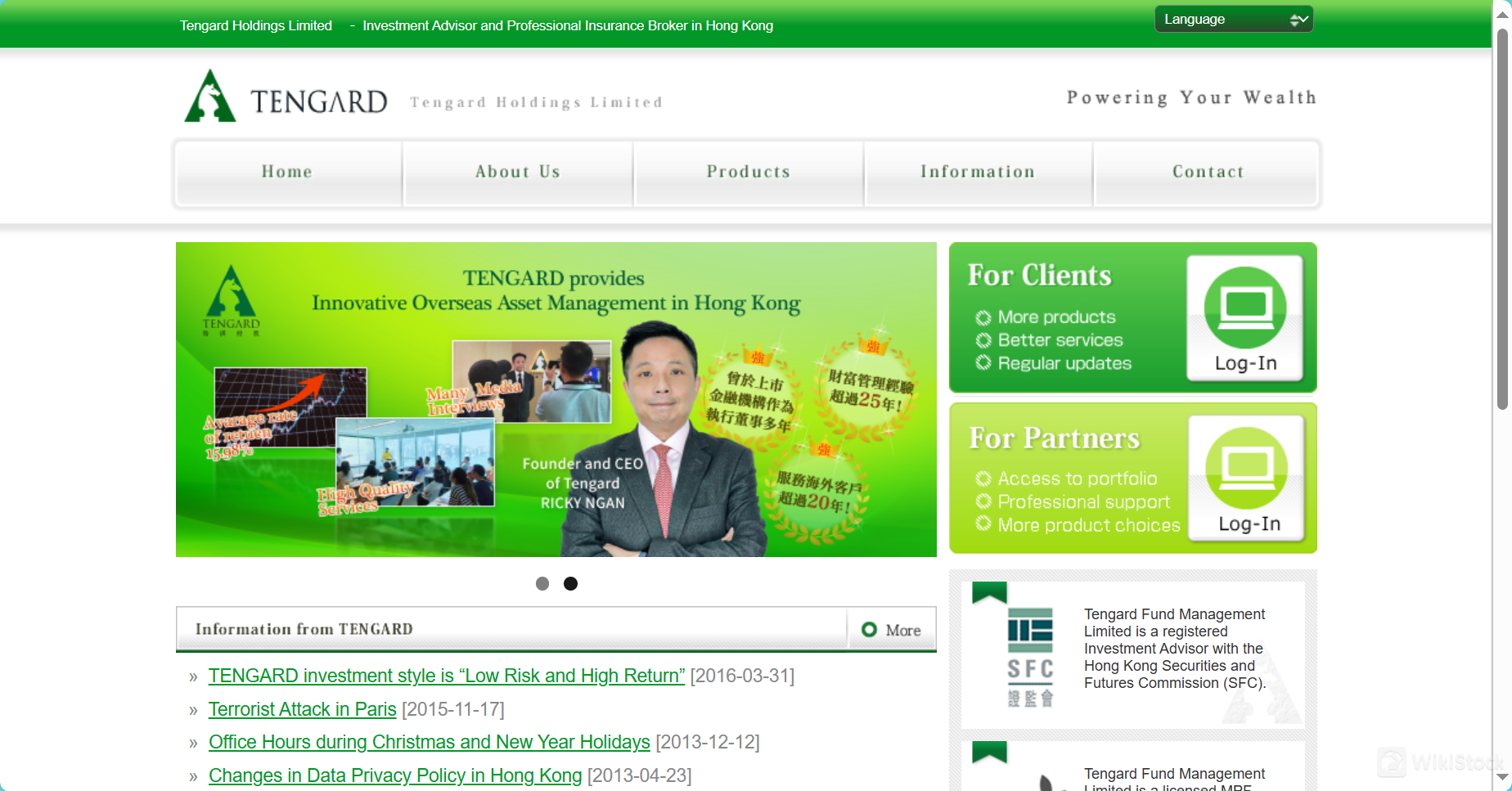 TENGARD Brokers/Securities Reviews, Legit or a Scam, TENGARD Trading Fee - WikiStock